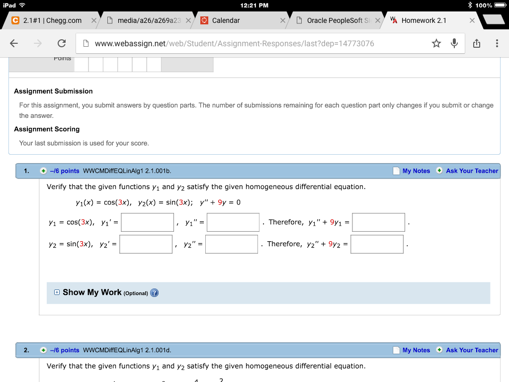 Solved 2.1#1 | Chegg.com