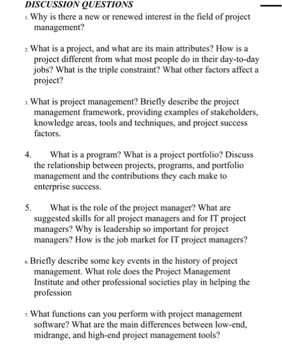 Solved DISCUSSION QUESTIONS i. Why is there a new or renewed | Chegg.com