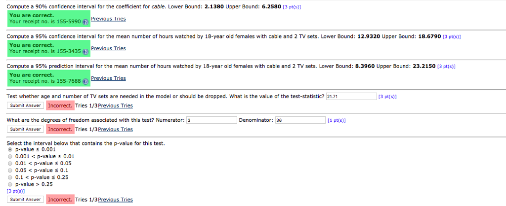 Solved Use Minitab R, or your preferred software for this | Chegg.com