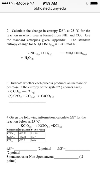 Solved Calculate the change in entropy DSdegree, at 25 | Chegg.com