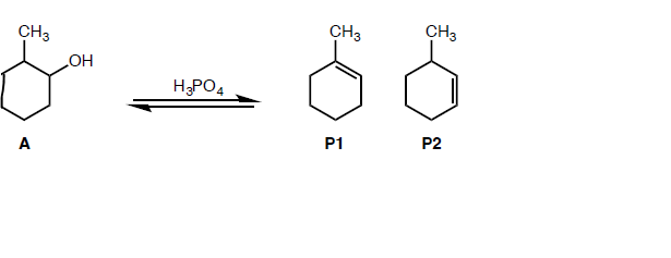 Solved CH CH CH 3 OH H3PO P1 P2 | Chegg.com