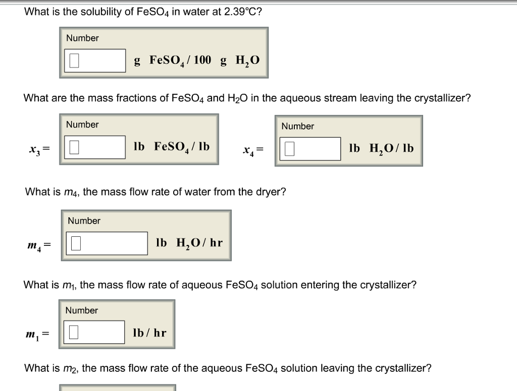 Anhydrous ferrous sulfate (FeSO4) crystals are | Chegg.com
