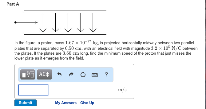 Solved In the figure, a proton, mass 1.67 times 10^-27 kg. | Chegg.com