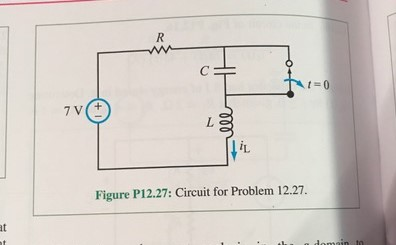 Solved Determine iL(t) in the circuit of Fig. P12.27 for | Chegg.com