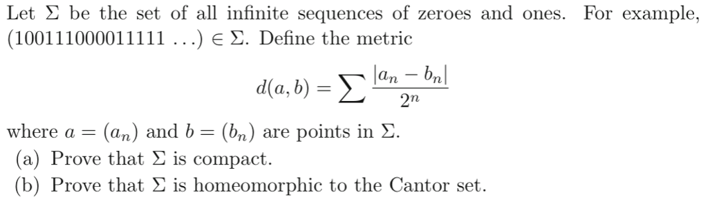 Solved Let Σ be the set of all infinite sequences of zeroes | Chegg.com