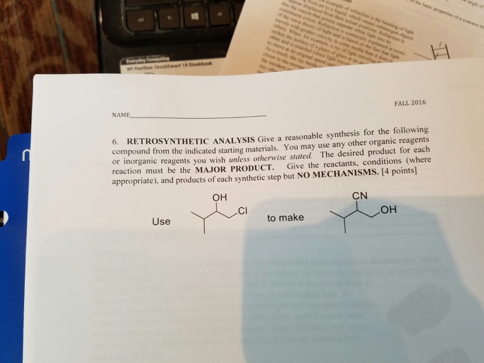 Solved Retrosynthetic Analysis Give a reasonable synthesis | Chegg.com