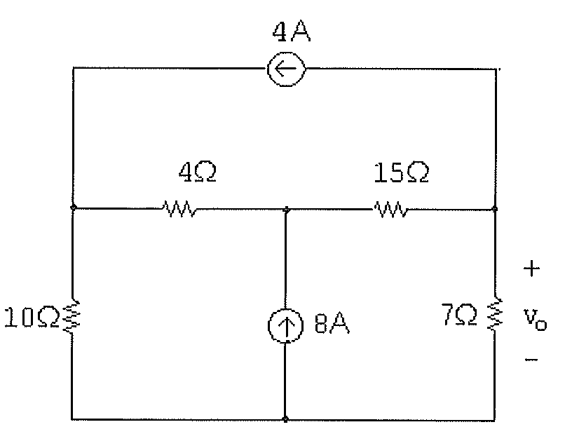 Solved Use the mesh technique to find the voltage (vo) in | Chegg.com