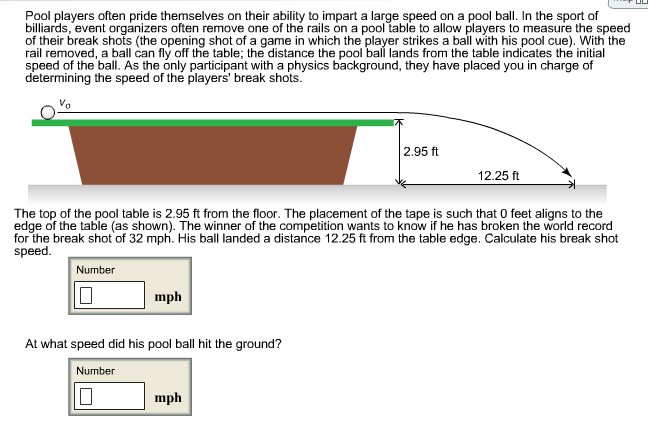 Solved Pool players often pride themselves on their ability | Chegg.com