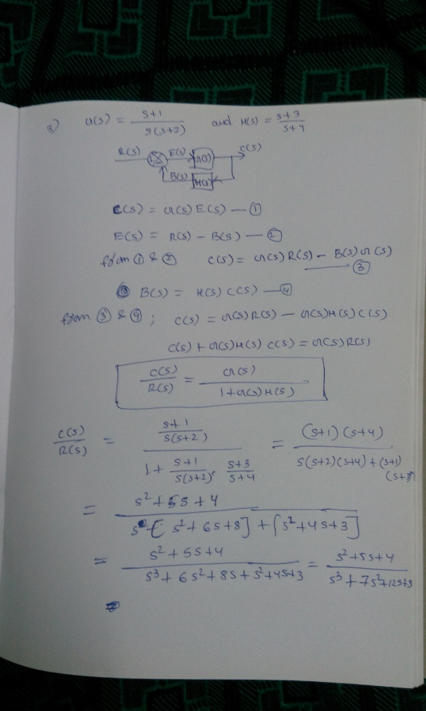 Solved 3 Using Simulink Set Up The Negative Feedback