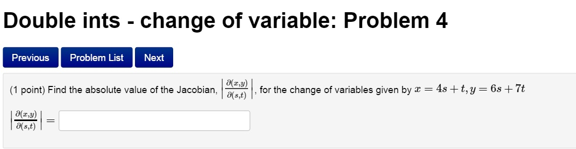 Solved Find the absolute value of the Jacobian, | (x, | Chegg.com