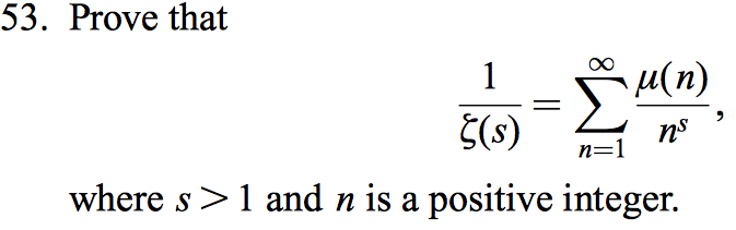 53. Prove that where s 〉 1 and n is a positive | Chegg.com