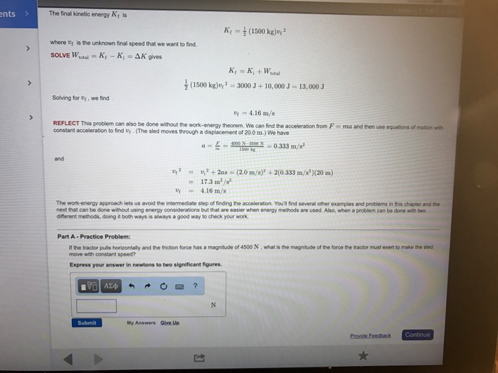 Solved Practice Problem 7.4 Consider the total work done on | Chegg.com