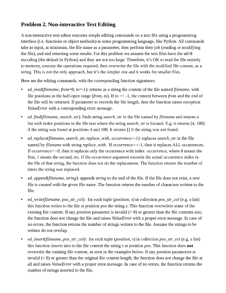 Solved The following is to be codded in Python 3.5. Please | Chegg.com