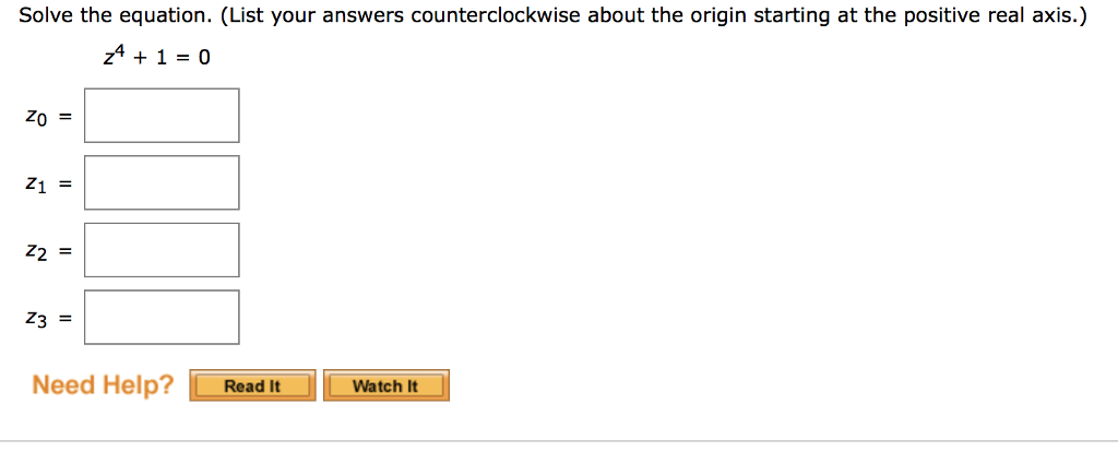 Solved Solve the equation. (List your answers | Chegg.com