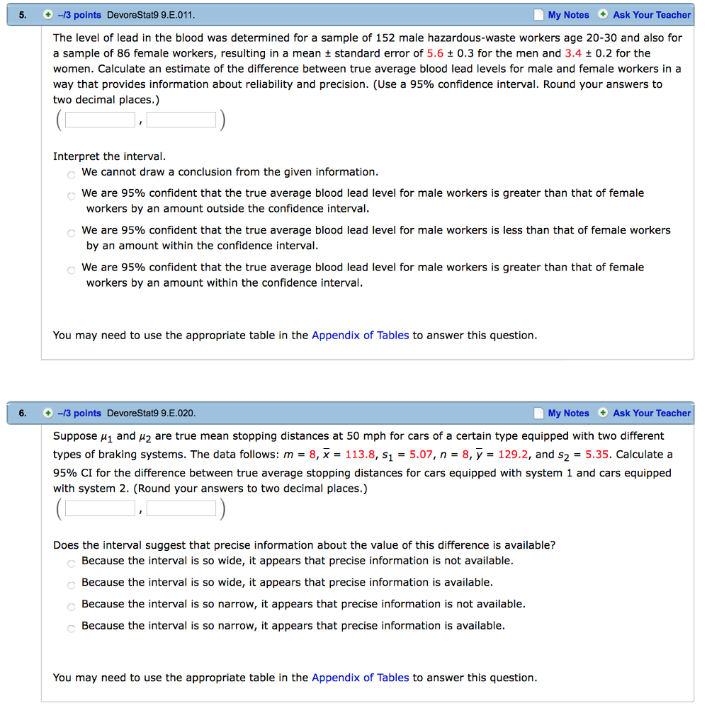 Solved My Notes Ask Your Teacher 5 3 Points Devorestat9
