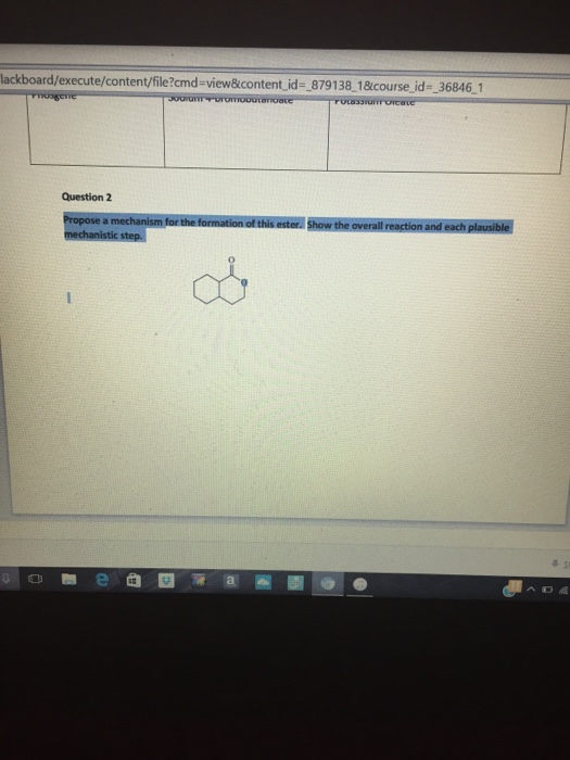 Solved Propose a mechanism for the formation of this | Chegg.com