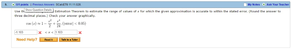 Solved Use the Alternating Series Estimation Theorem to | Chegg.com