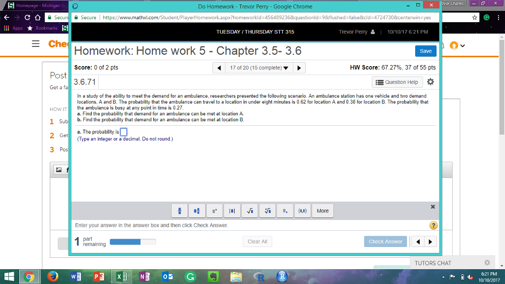 Solved or CharlesX Do Homework - Trevor Perry - Google | Chegg.com Solved or CharlesX Do Homework - Trevor Perry - Google | Chegg.com