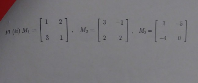 Solved 10. Let V be the vector space of 2 × 2 real matrices. | Chegg.com