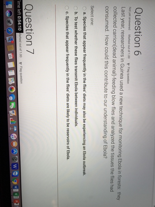 Solved Question 6 Not yet answered Marked out of 1.00 F Flag | Chegg.com