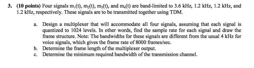 Solved Four signals m, (t), m_2(t), m_3(t), and m4(t) are | Chegg.com