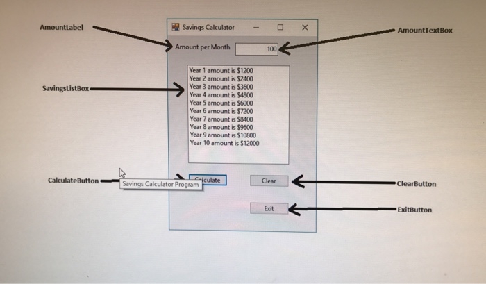 Solved Need Visual Basic code written for this | Chegg.com