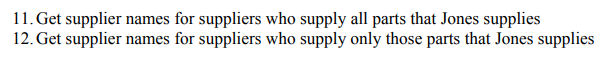 Solved Sp Suppliers S Sname Status City S1 P1 300 S P2 200