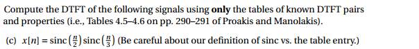 Solved Compute the DTFT(Discrete Time Fourier Transform) for | Chegg.com