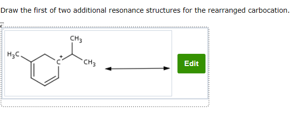 Solved Draw the first of two additional resonance structures | Chegg.com