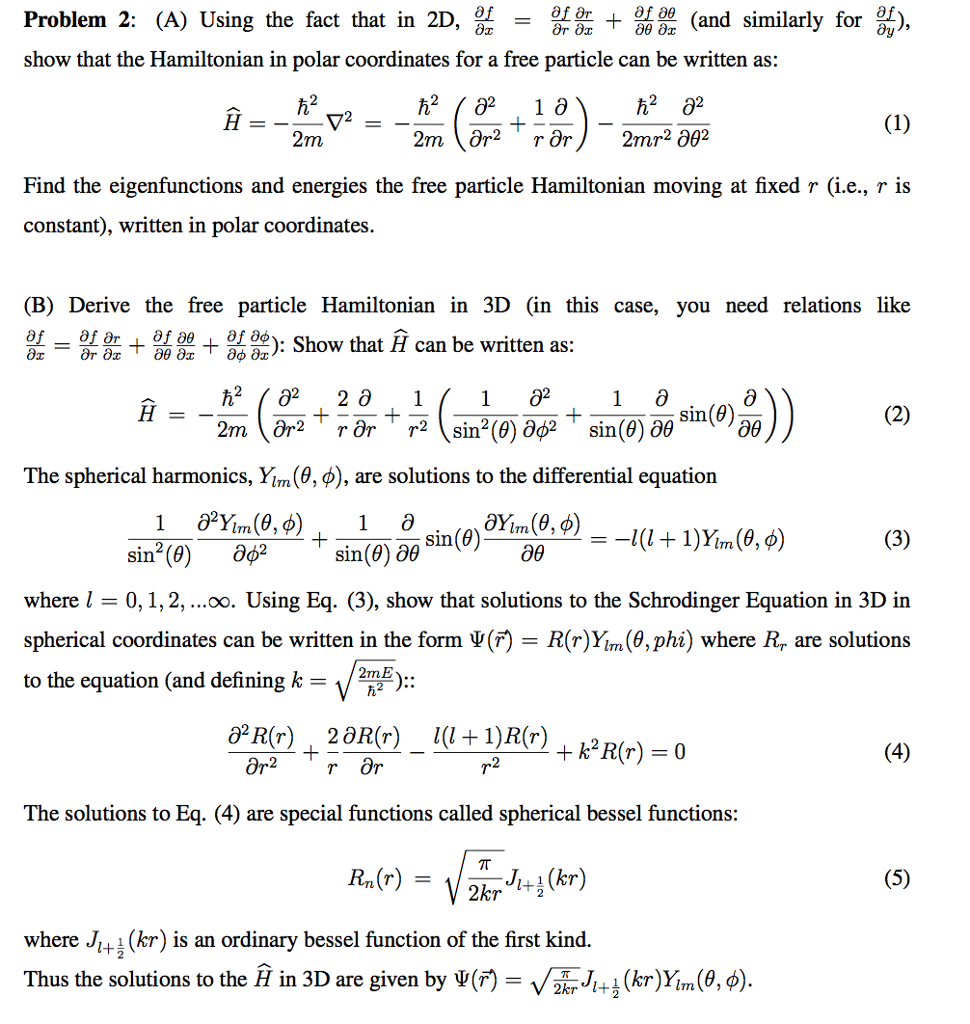Problem 2: CA) Using the fact that in 2D, Cand | Chegg.com
