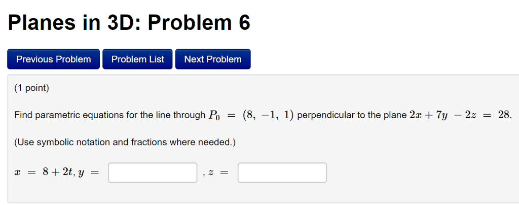 Solved Find parametric equations for the line through P_0 = | Chegg.com
