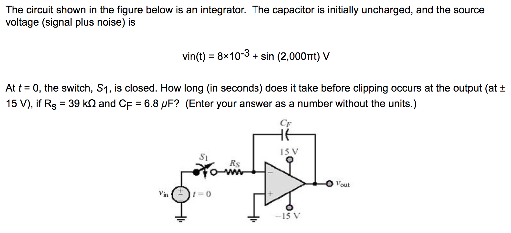 Solved The circuit shown in the figure below is an | Chegg.com