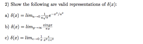 Show the following are valid representations of | Chegg.com