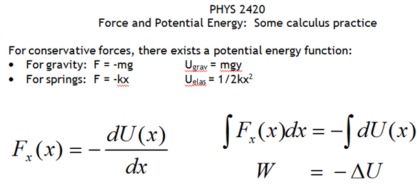 Solved Take the definite integral of the force of a spring | Chegg.com