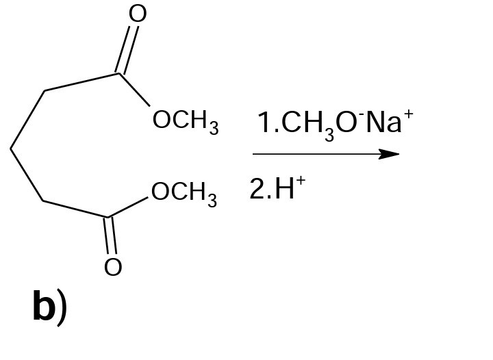 Solved OCH3 1.CH3O Na b) | Chegg.com