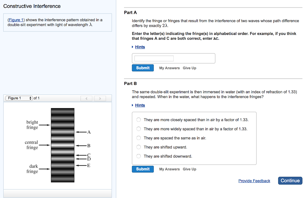Solved Constructive Interference Part A Figure 1) shows the | Chegg.com