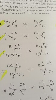 Solved Consider the following pairs of structures. Designate | Chegg.com