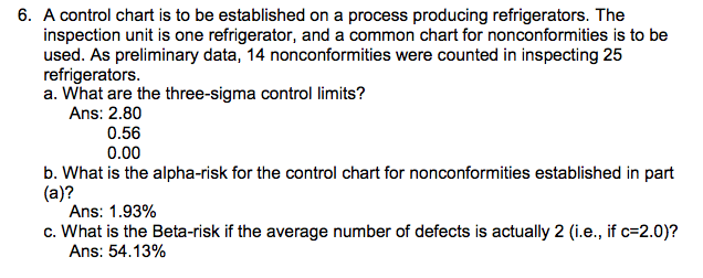 A control chart is to be established on a process | Chegg.com