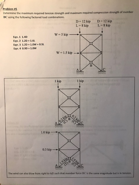 Solved Problem #5 Determine the maximum required tension | Chegg.com