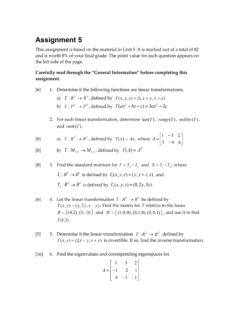 Solved This assignment is based on the material in Unit 5. | Chegg.com