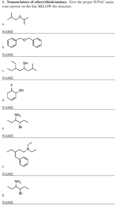 Solved Give the proper IUPAC name your answer on the line | Chegg.com