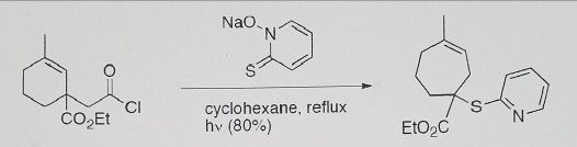 Solved cyclohexane, reflux hv, (80%) Cl CO2Et EtO2C | Chegg.com