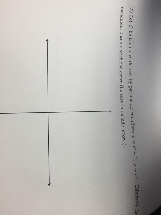 Solved 5) Let C be the curve defined by parametric equations | Chegg.com