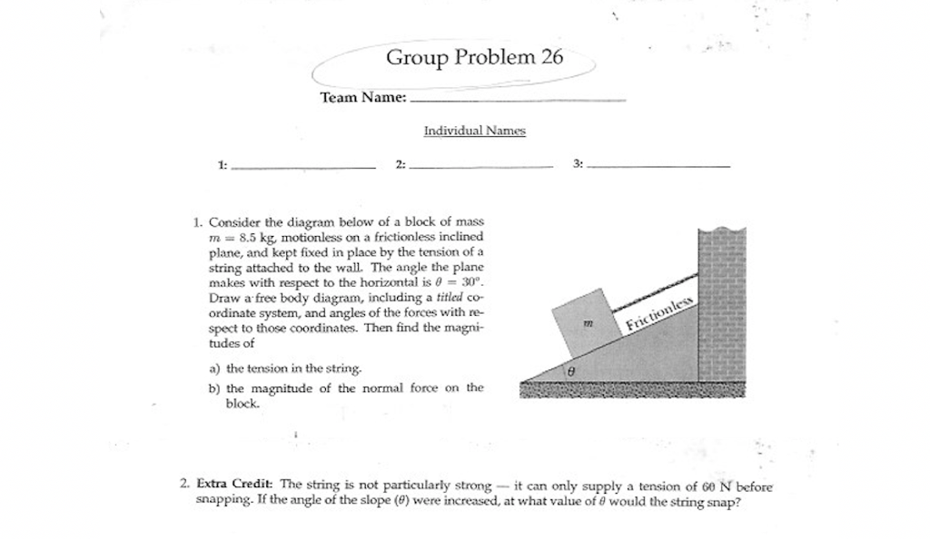 Solved Group Problem 26 Team Name: 1: 2: 3: 1. Consider the | Chegg.com