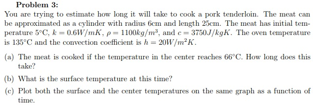 Solved Problem 3: You are trying to estimate how long it | Chegg.com