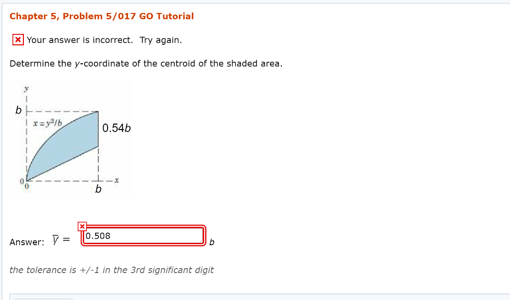 Solved Chapter 5 Problem 5 017 Go Tutorial Your Answer Is