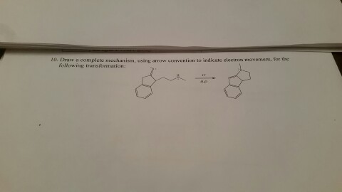 Solved Draw a complete mechanism, using arrow convention to | Chegg.com
