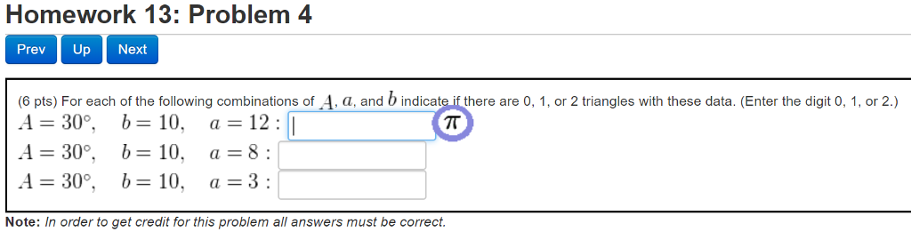 Solved Homework 13: Problem 4 Prev Up Next (6 pts) For each | Chegg.com
