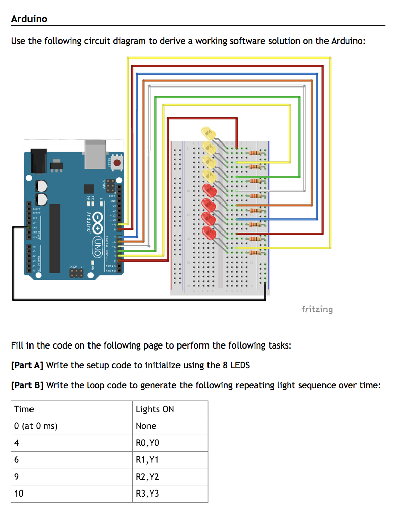 Solved Arduino Use the following circuit diagram to derive a | Chegg.com