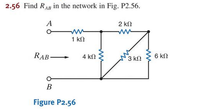 Solved Find Rab in the network | Chegg.com